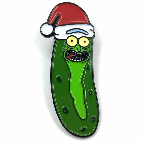 Jewelry | Rick And Morty Pin Pickle Rick Enamel Label Pin | Poshmark